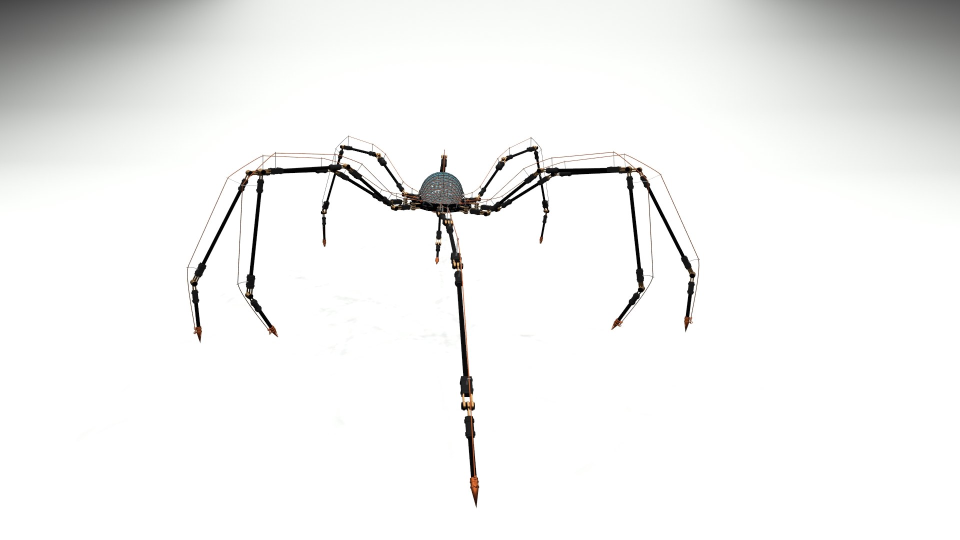 3D Mechanical Spider Rigged And Fully Animated - TurboSquid 1996456