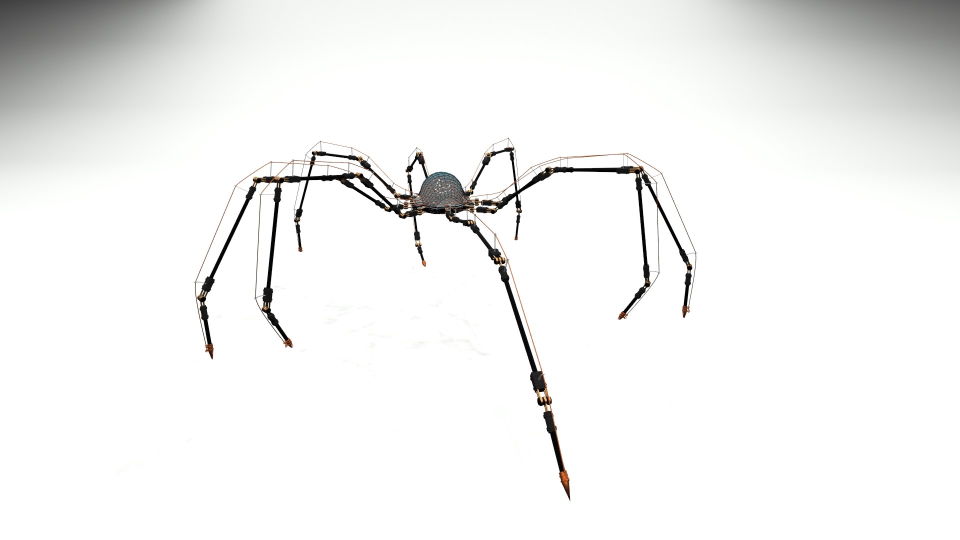 3D Mechanical Spider Rigged And Fully Animated - TurboSquid 1996456