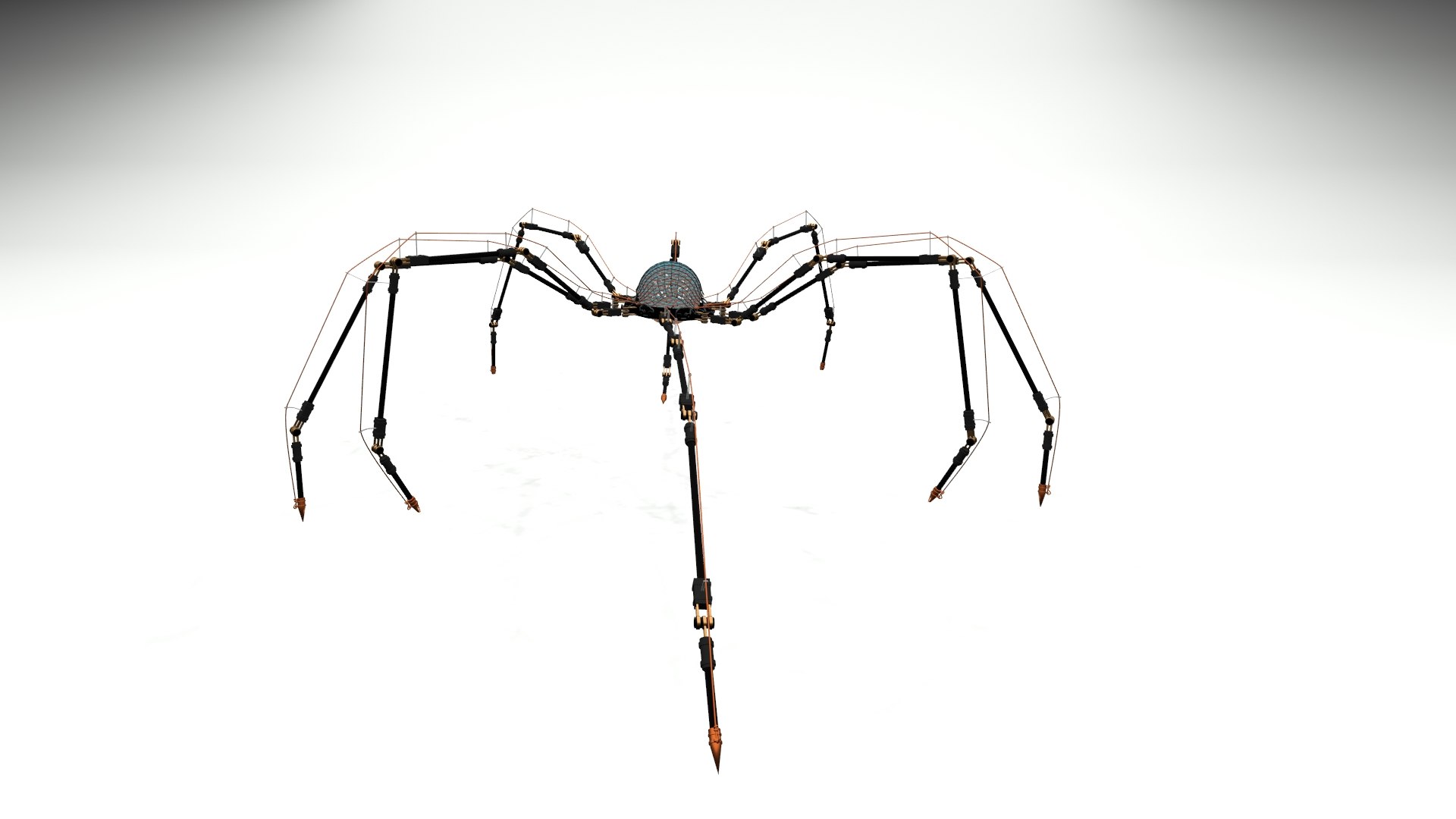 3D Mechanical Spider Rigged And Fully Animated - TurboSquid 1996456