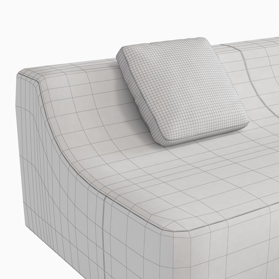Minotti Hockney Sofa Design 3d Model