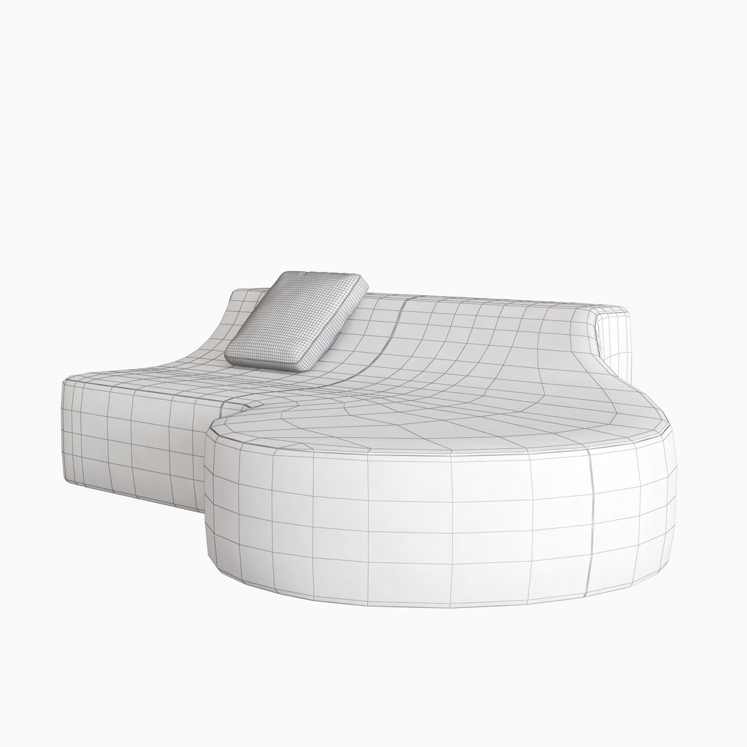 Minotti Hockney Sofa Design 3d Model