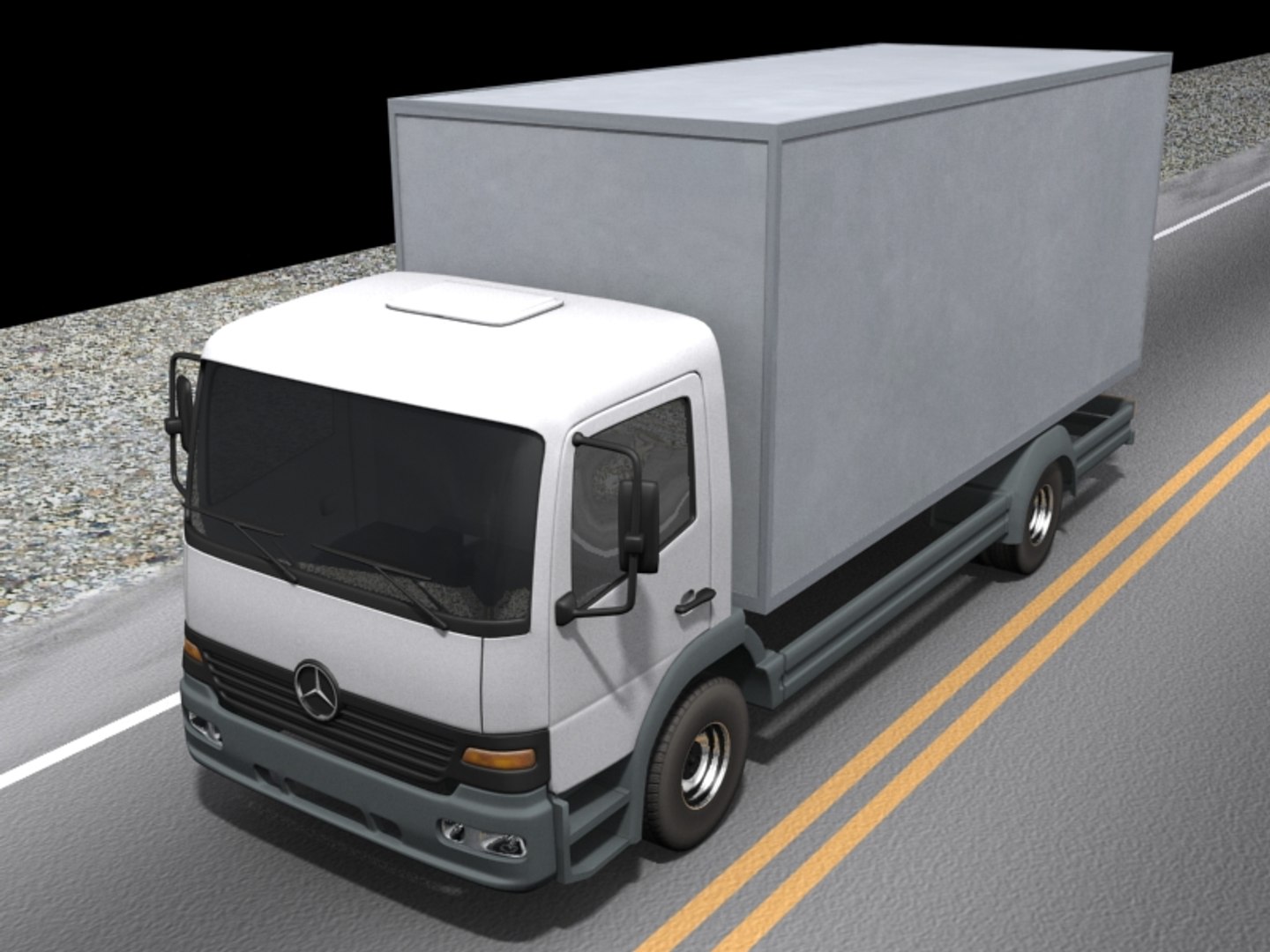 Mercedes Truck 3d Max