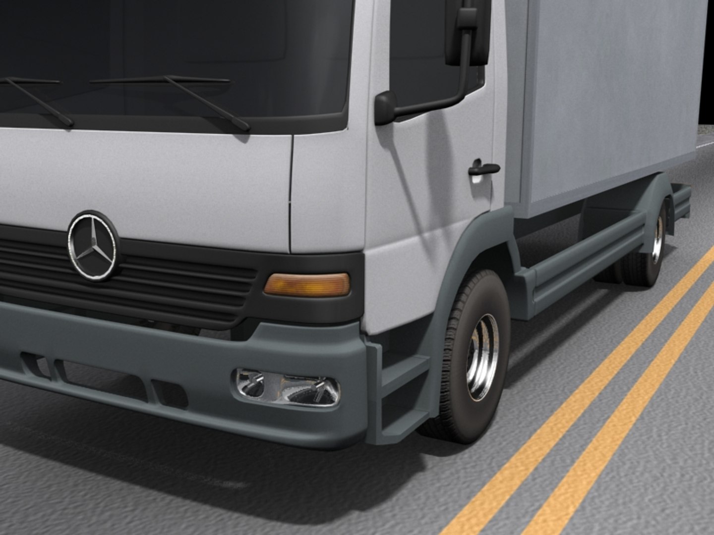 Mercedes Truck 3d Max