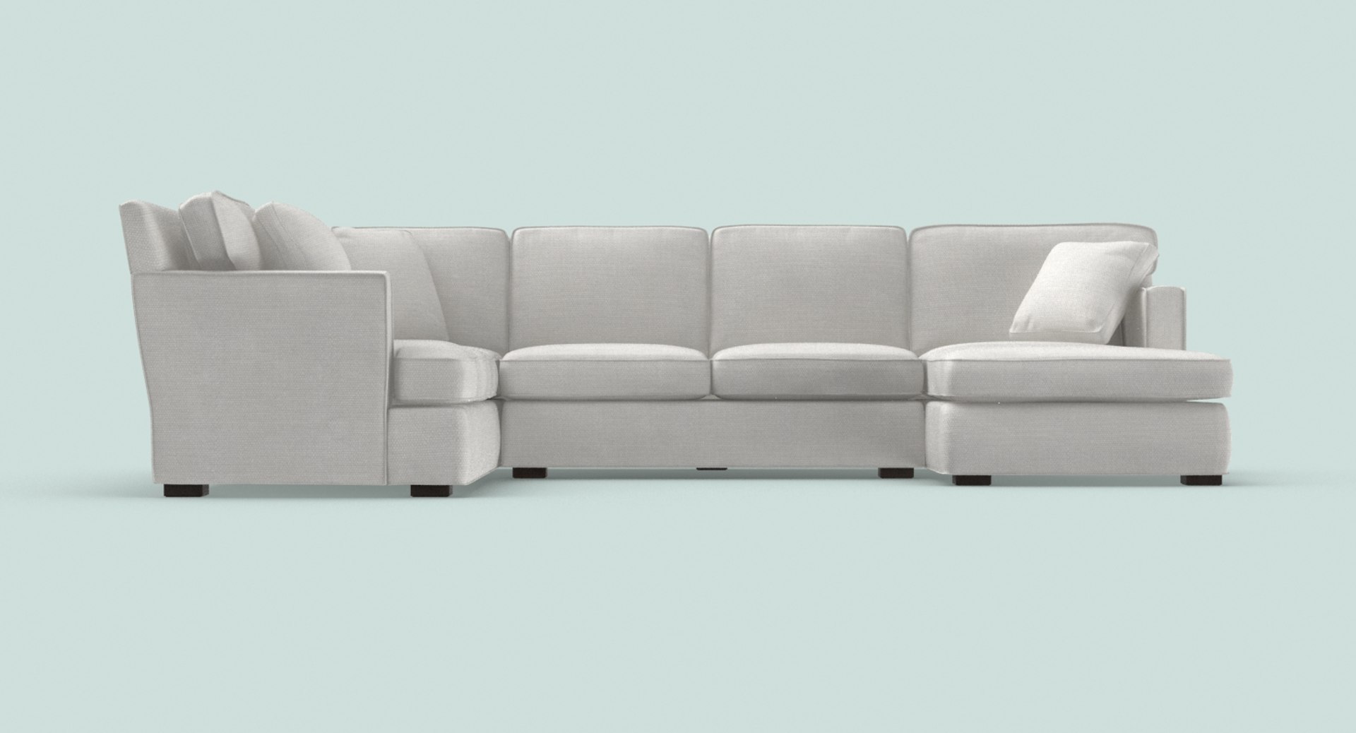 Transitonal-sectional-sofa 3D Model - TurboSquid 1270678