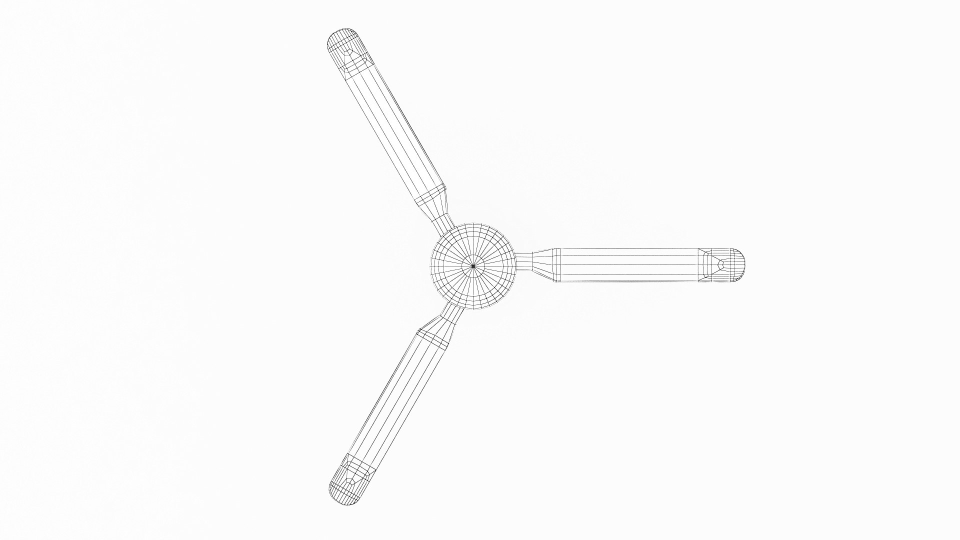 3D Ceiling Fan Low-poly Model - TurboSquid 2181073