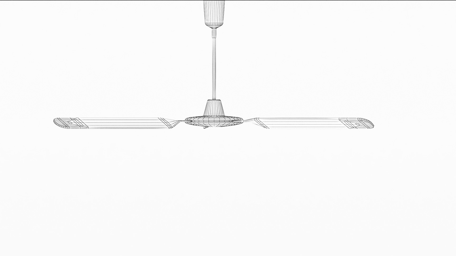3D Ceiling Fan Low-poly Model - TurboSquid 2181073