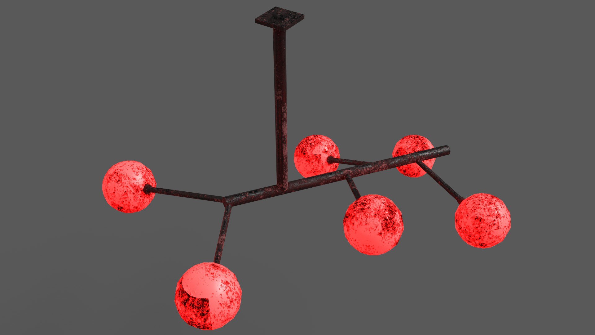 3D Old Light Low Poly Game Asset Model - TurboSquid 2183102
