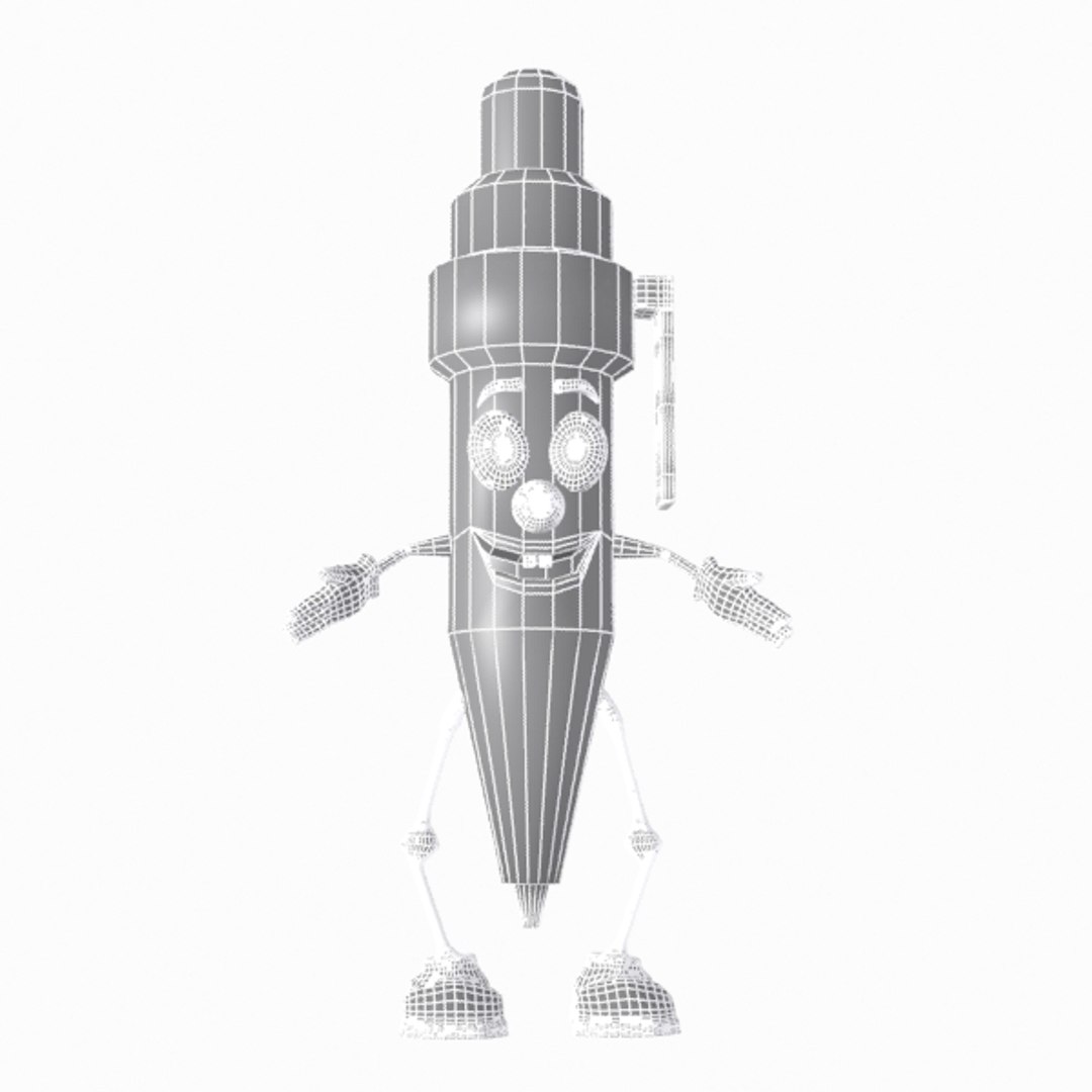 3d Model Character Pen