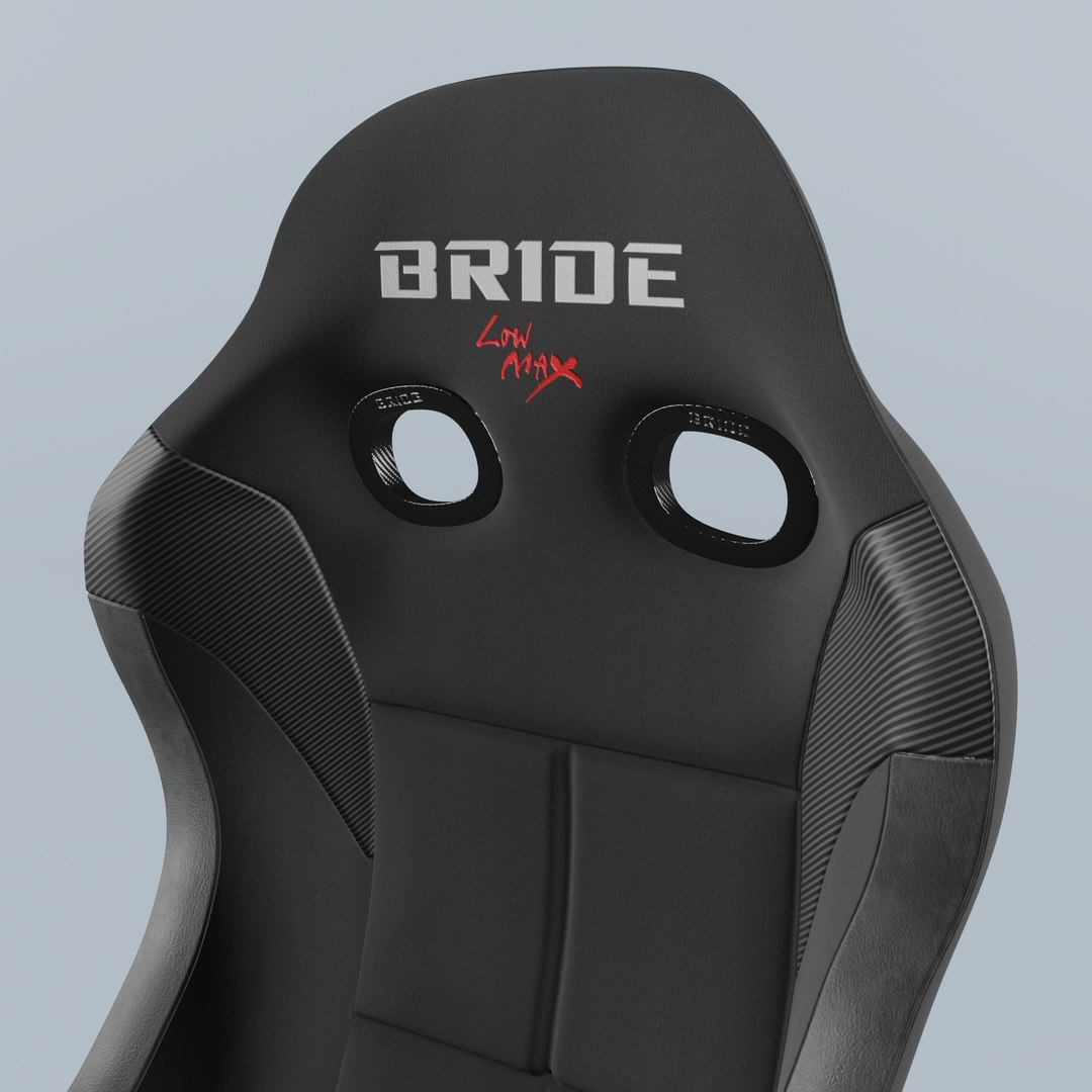 BRIDE ZIEG IV WIDE Black Seat 3D Model - TurboSquid 1790048