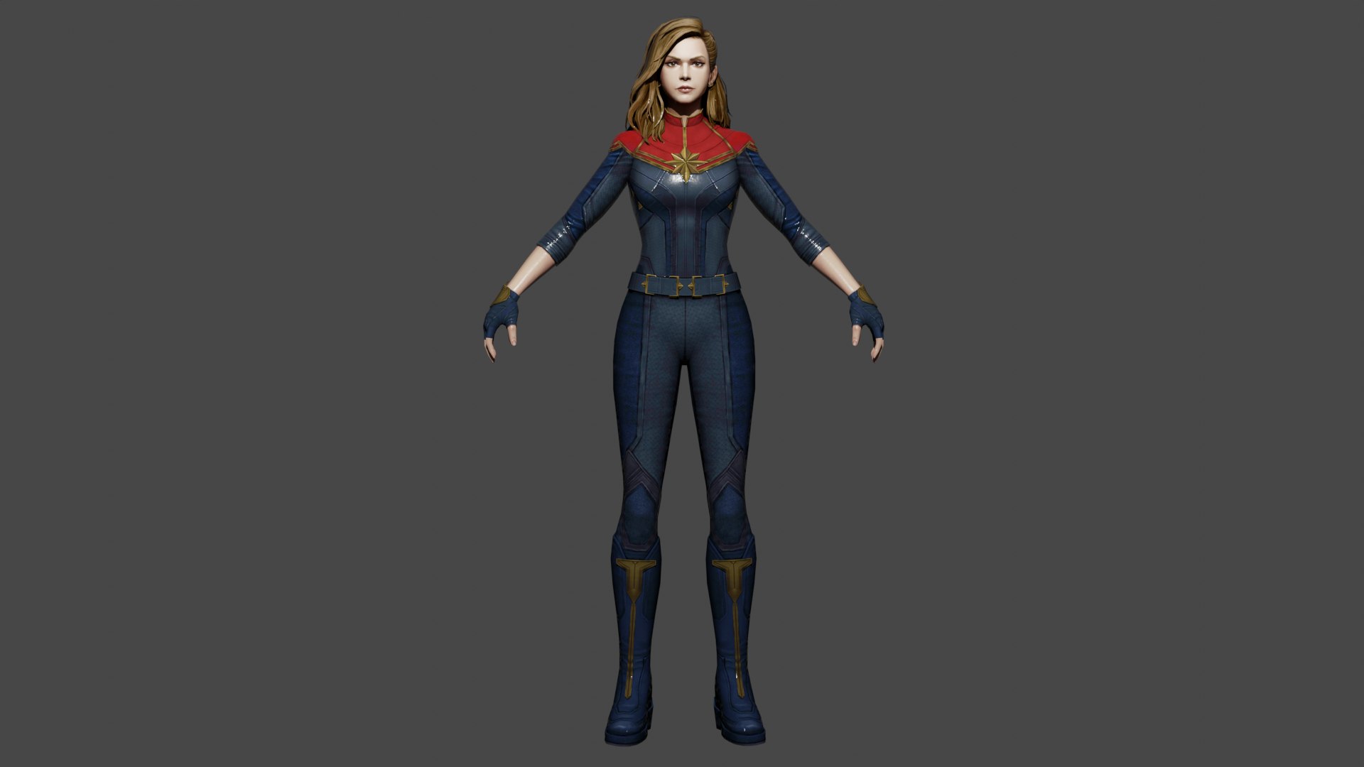 Captain Marvel 3D - TurboSquid 2170041