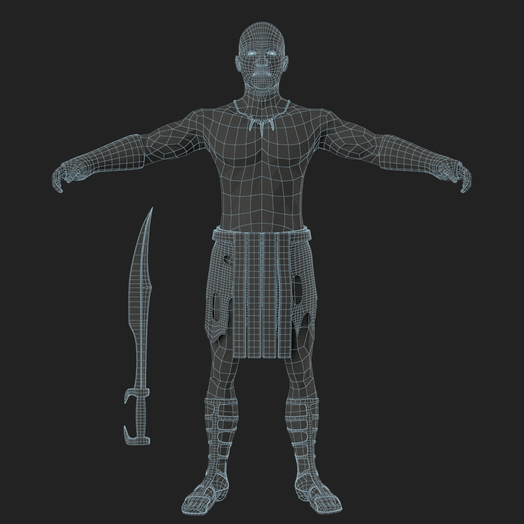 3D Warrior Hero Medieval Human Male Model - TurboSquid 1561864