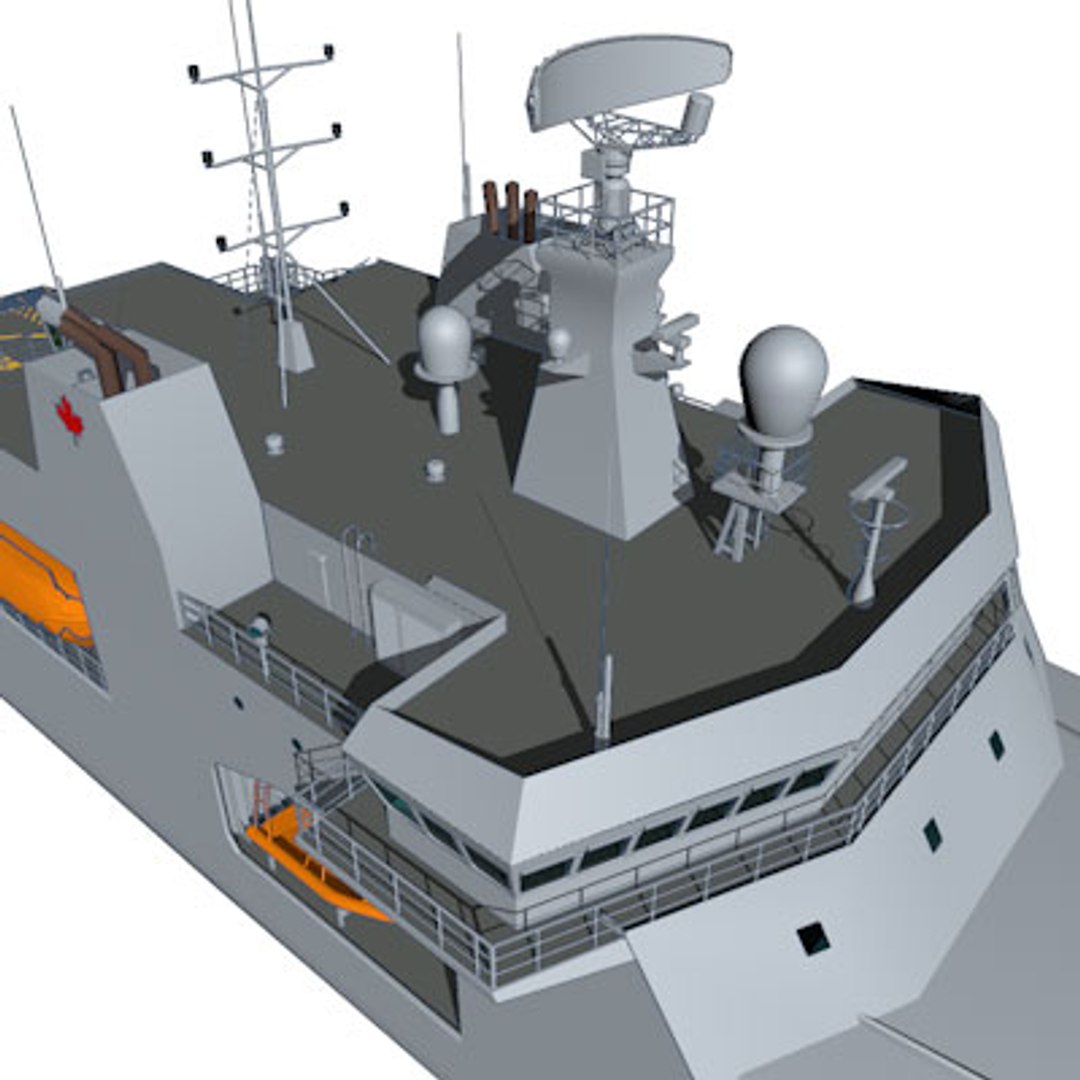 3d Model Arctic Patrol Ship