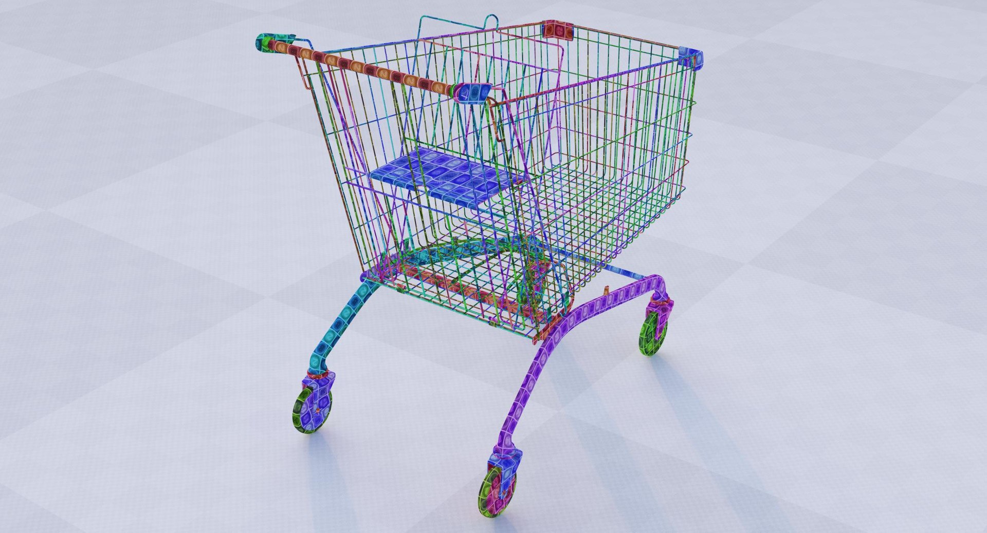 Shopping Cart 3D Model - TurboSquid 1322056