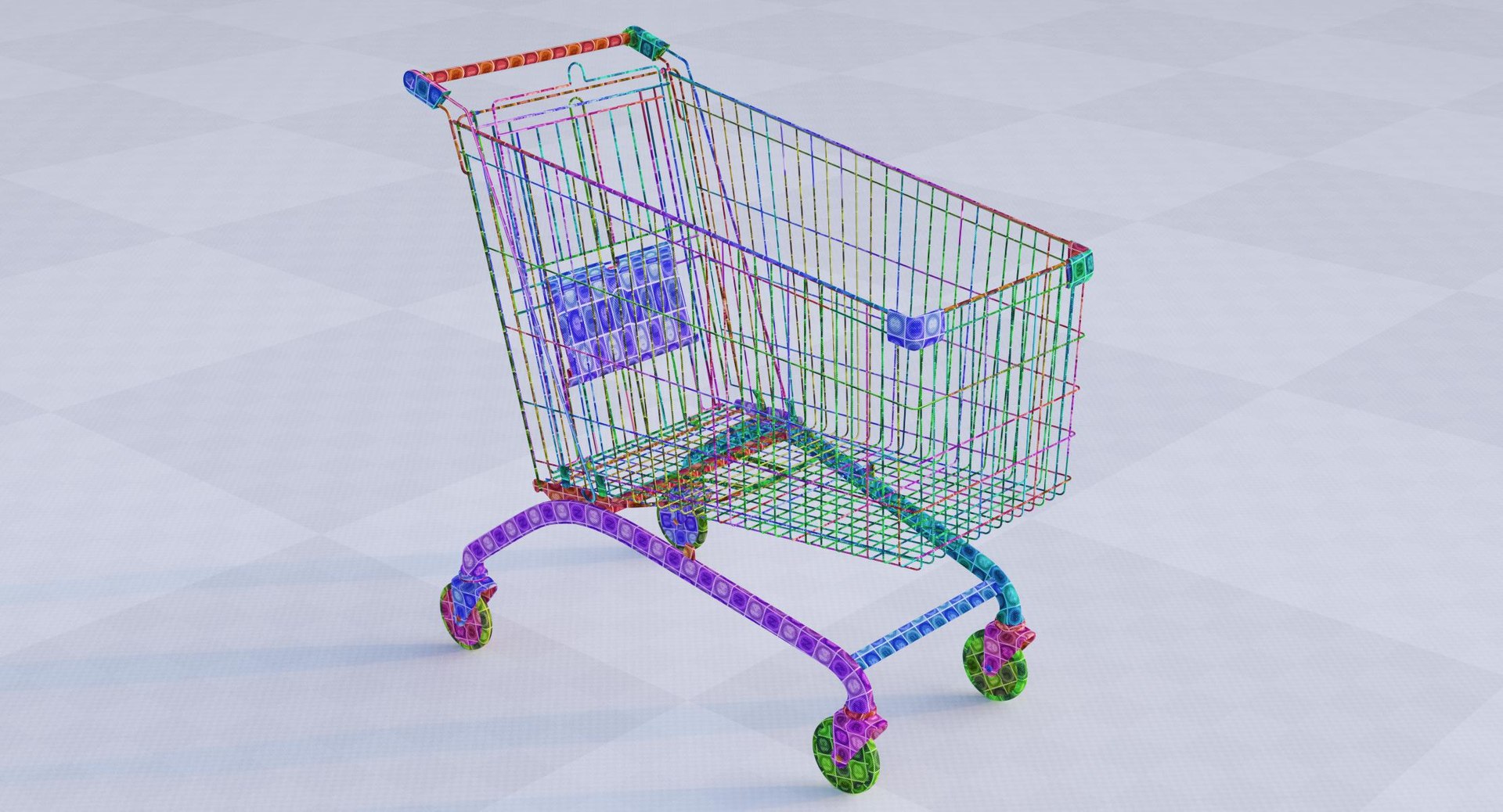 Shopping Cart 3D Model - TurboSquid 1322056