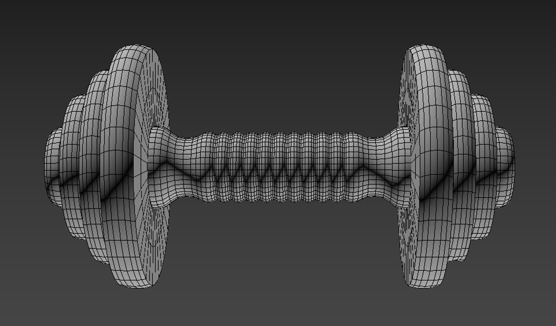 3D Model Dumbbell Steel Object - TurboSquid 1596315