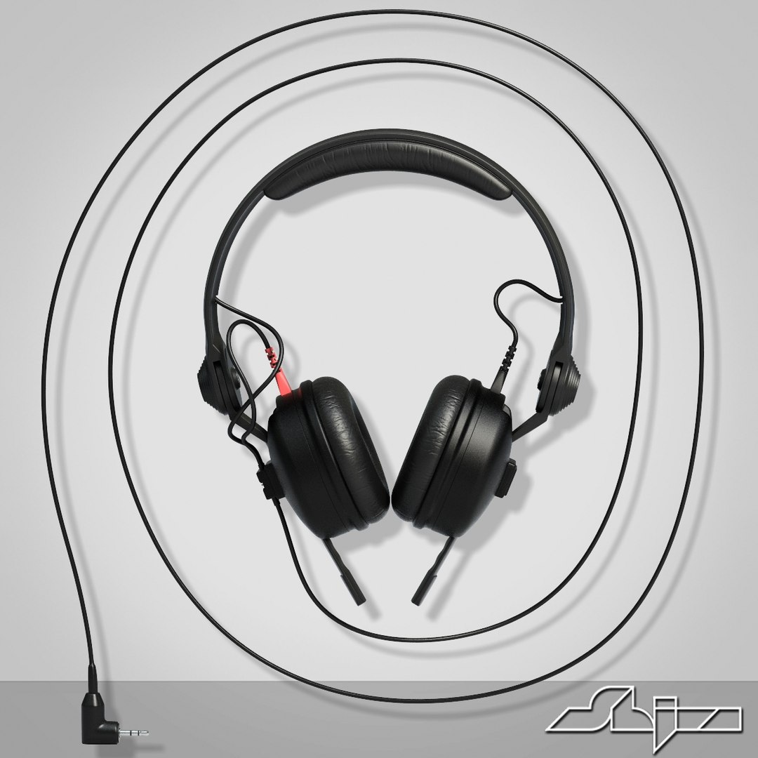 3d Headphone Sennheiser Hd Model