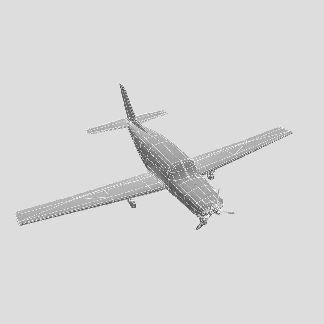 Max Piper Low-poly Aircraft