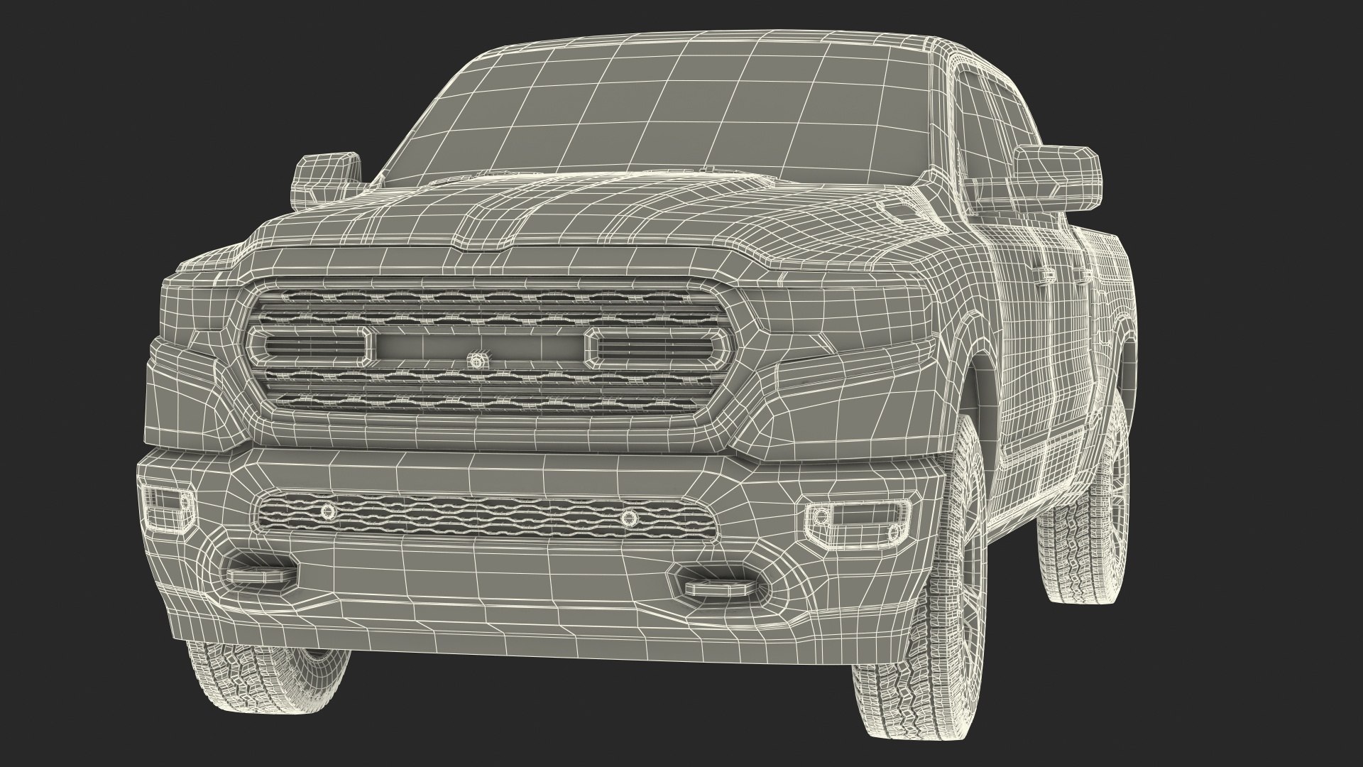 Pickup Truck Generic Simple 3D Model - TurboSquid 1464102