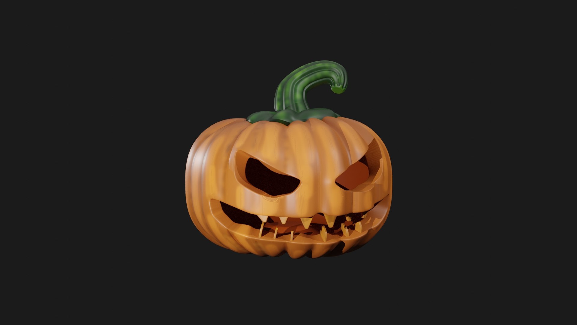 Pumpkin For Halloween Model - TurboSquid 2292213