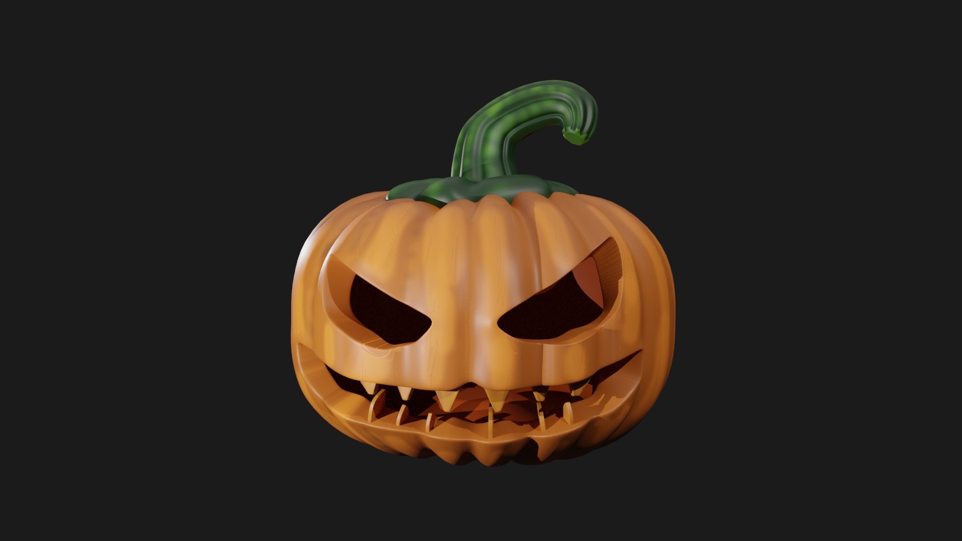 Pumpkin For Halloween Model - TurboSquid 2292213