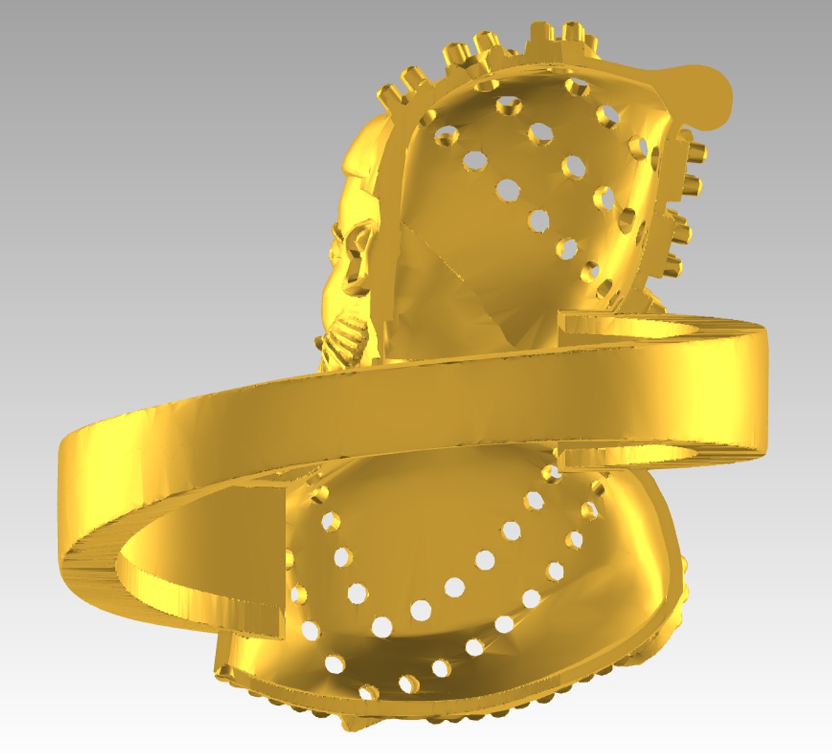 Chhatrapati Shivaji Maharaj Ring 3D - TurboSquid 1779611