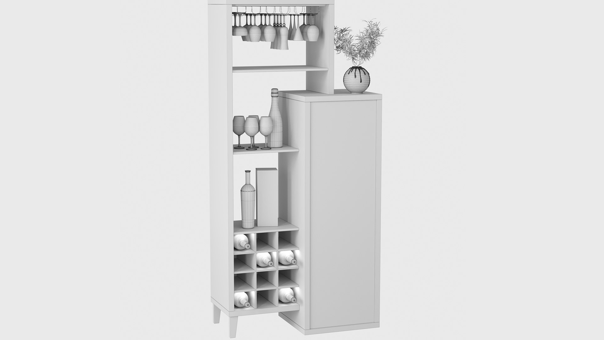 3D Model Mini Bar 11 - TurboSquid 2098785