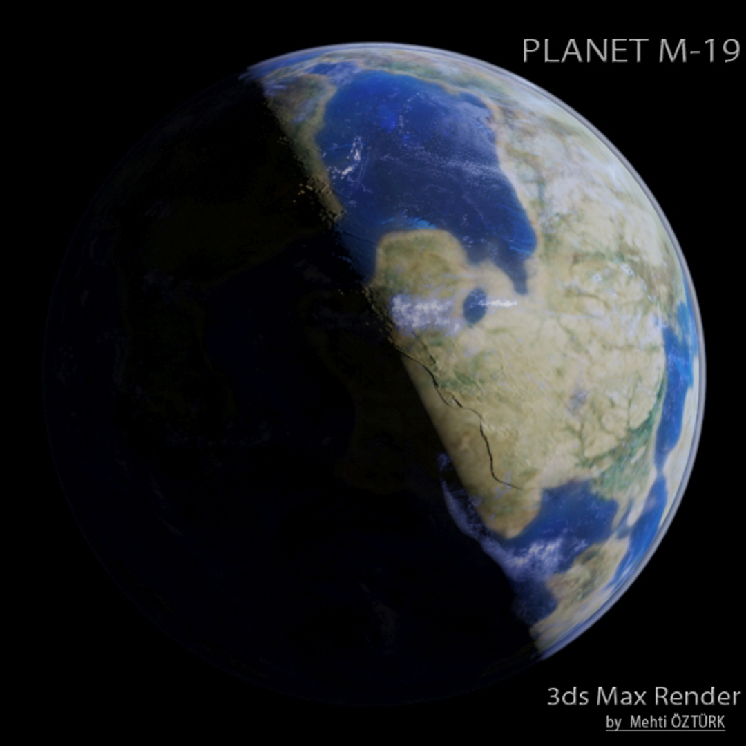 planets m 3d model