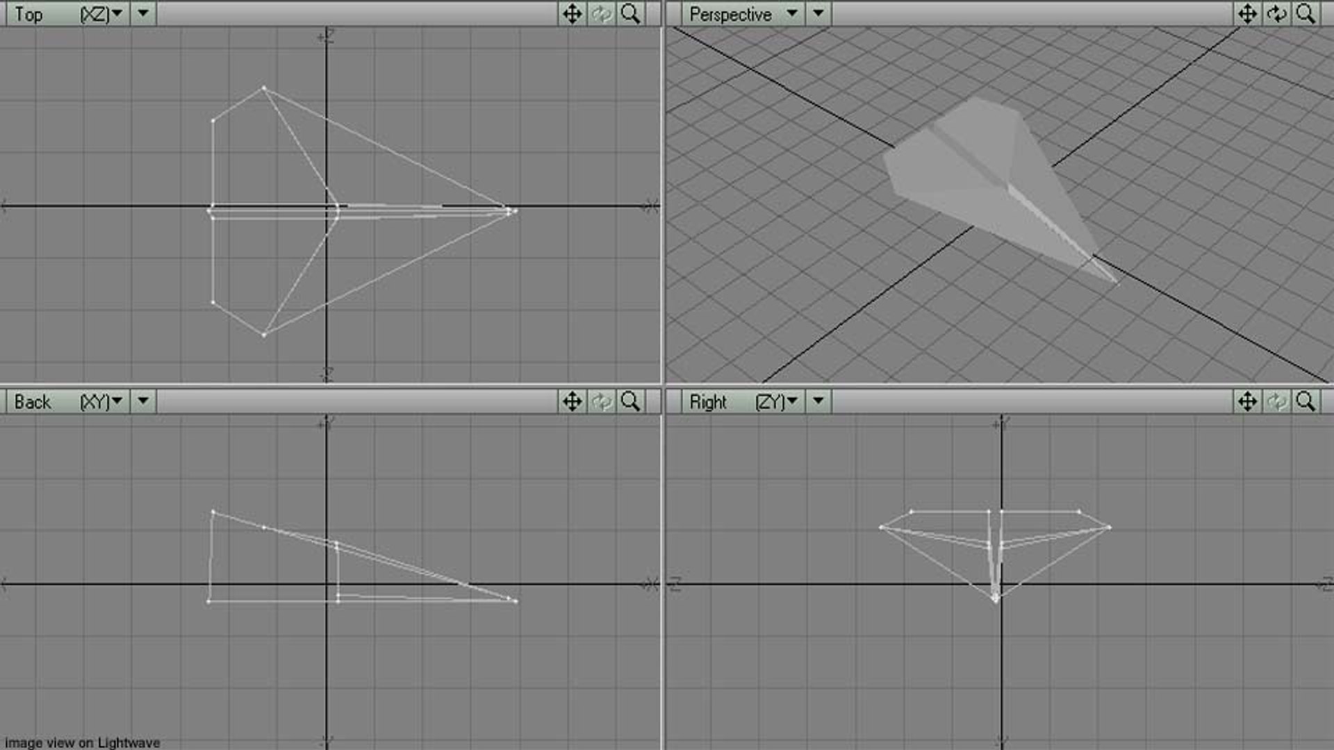 3D origami plane model - TurboSquid 1234563