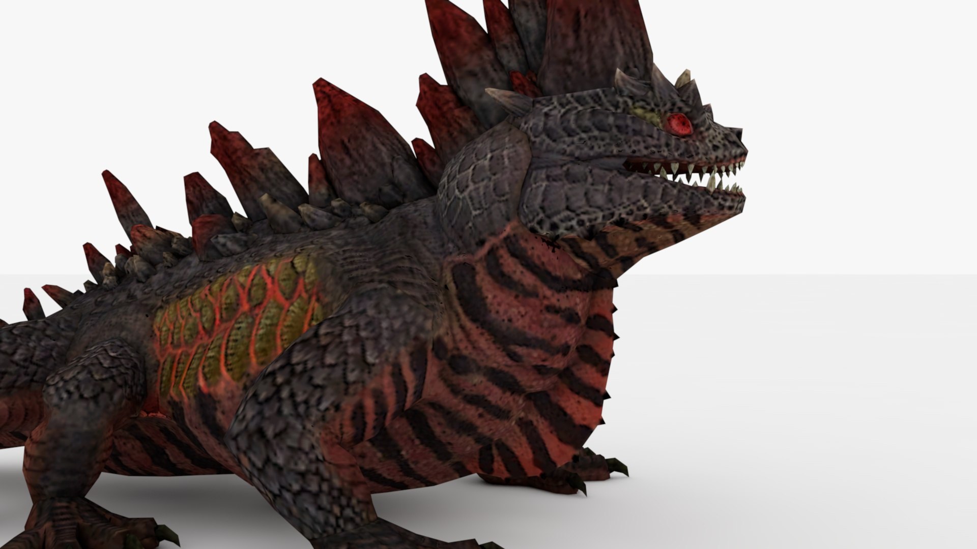 3in1 Basilisk Rigged And Animated 3D Model - TurboSquid 2343881