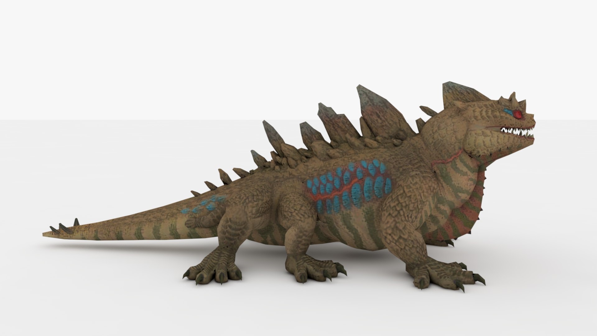 3in1 Basilisk Rigged And Animated 3D Model - TurboSquid 2343881