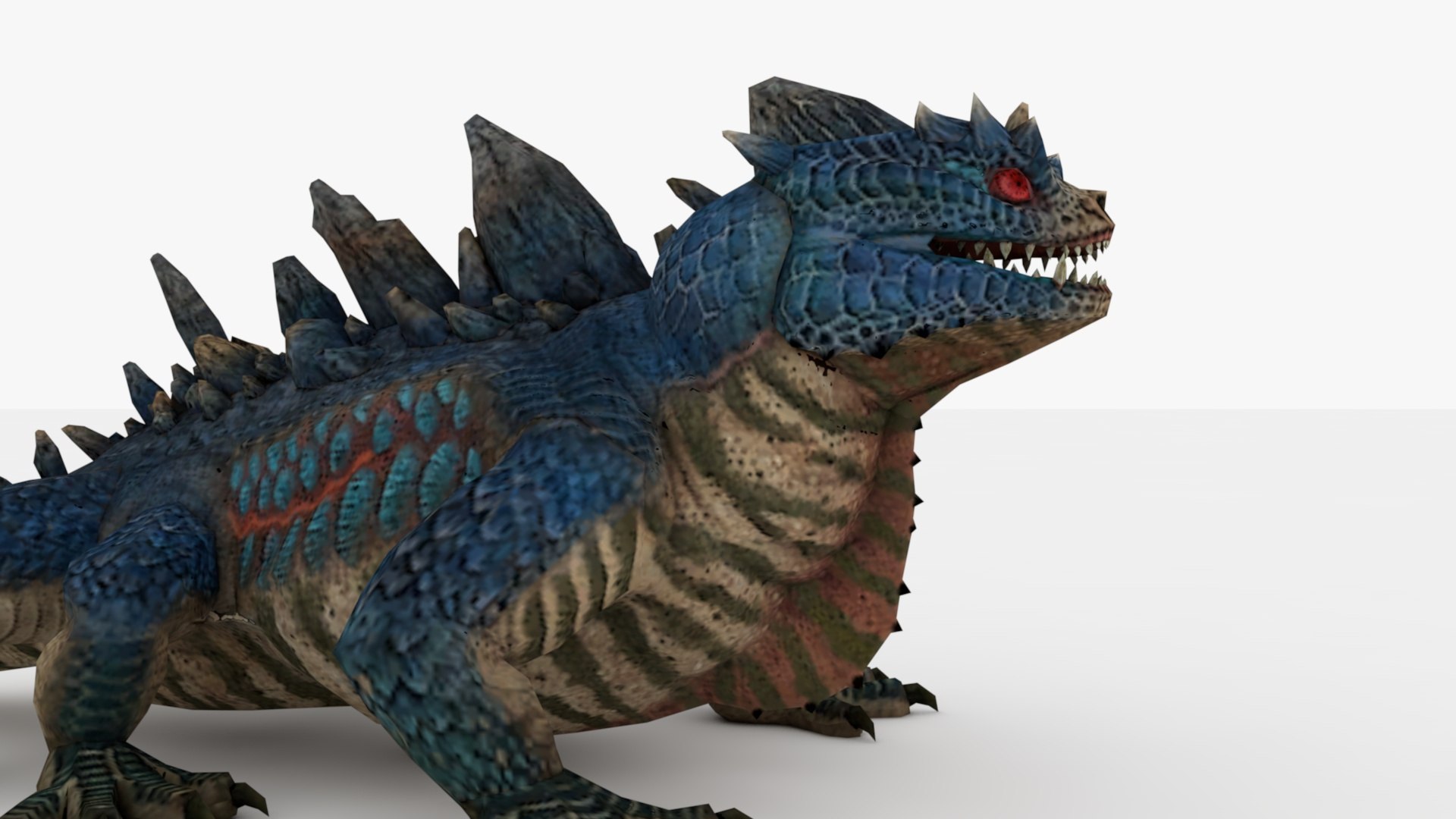 3in1 Basilisk Rigged And Animated 3D Model - TurboSquid 2343881