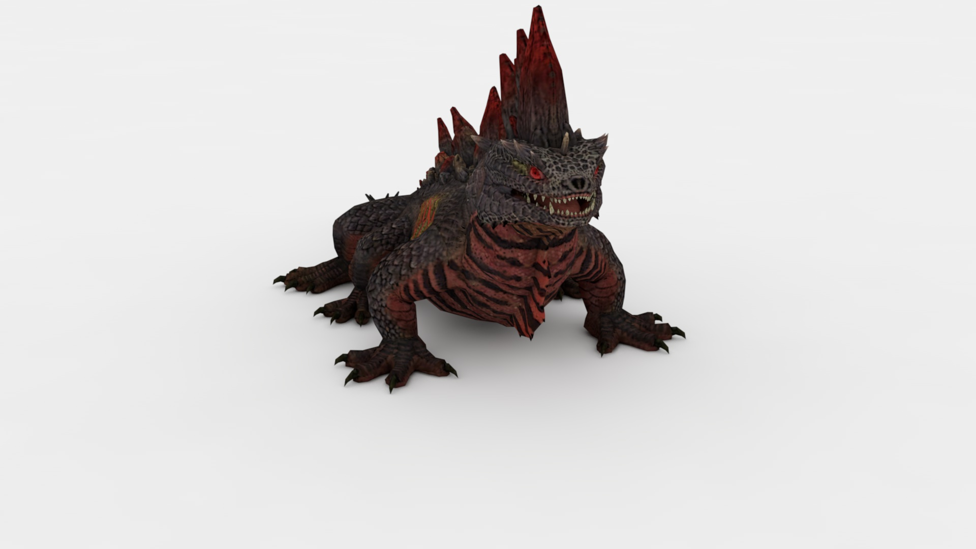 3in1 Basilisk Rigged And Animated 3D Model - TurboSquid 2343881