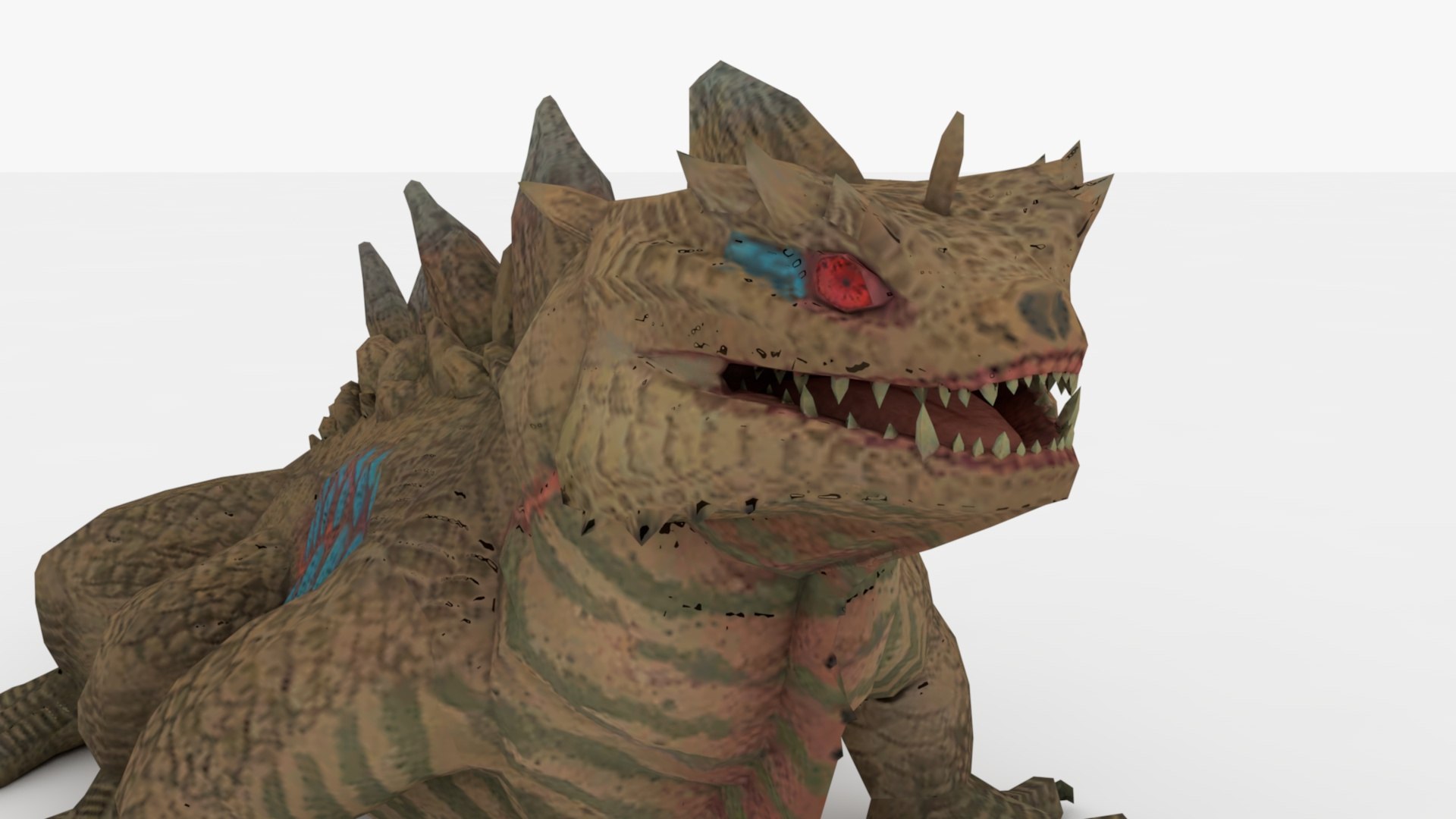 3in1 Basilisk Rigged And Animated 3D Model - TurboSquid 2343881
