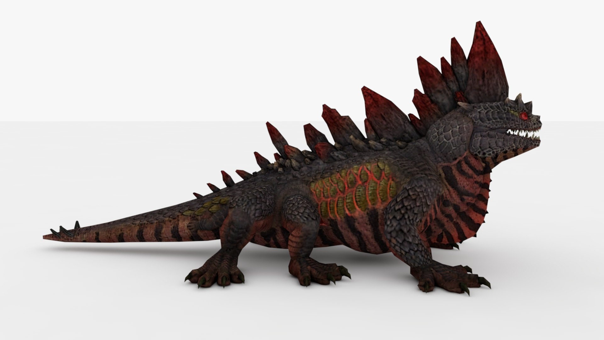3in1 Basilisk Rigged And Animated 3D Model - TurboSquid 2343881