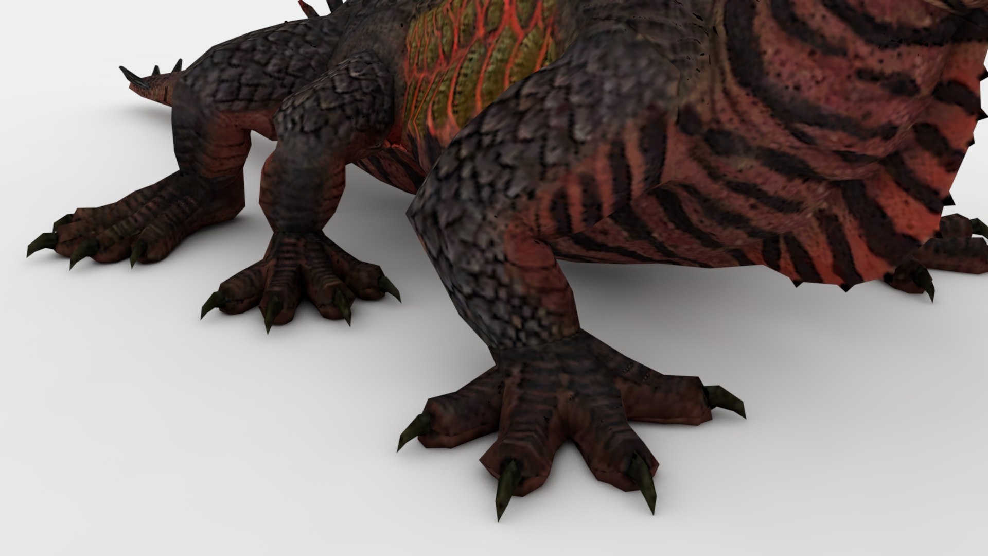 3in1 Basilisk Rigged And Animated 3D Model - TurboSquid 2343881