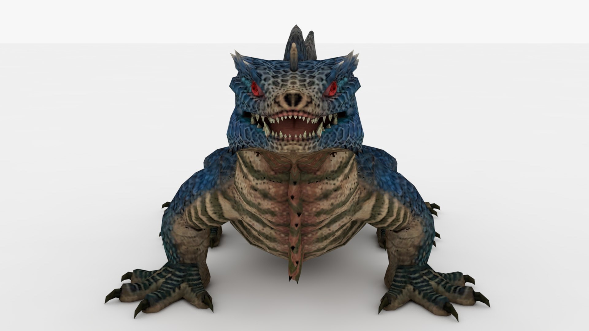 3in1 Basilisk Rigged And Animated 3D Model - TurboSquid 2343881
