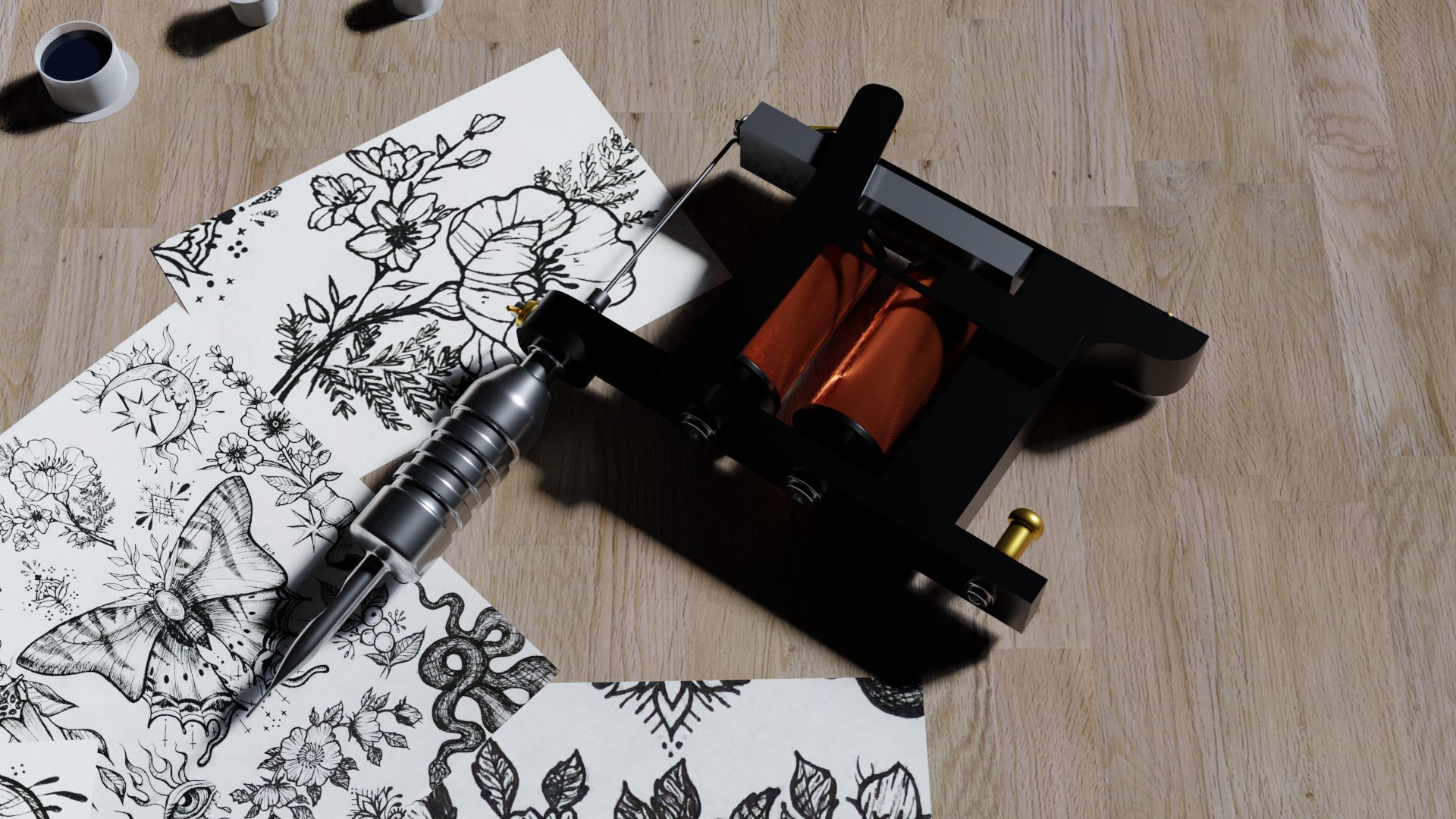 Tattoo 3D Model - TurboSquid 1673121