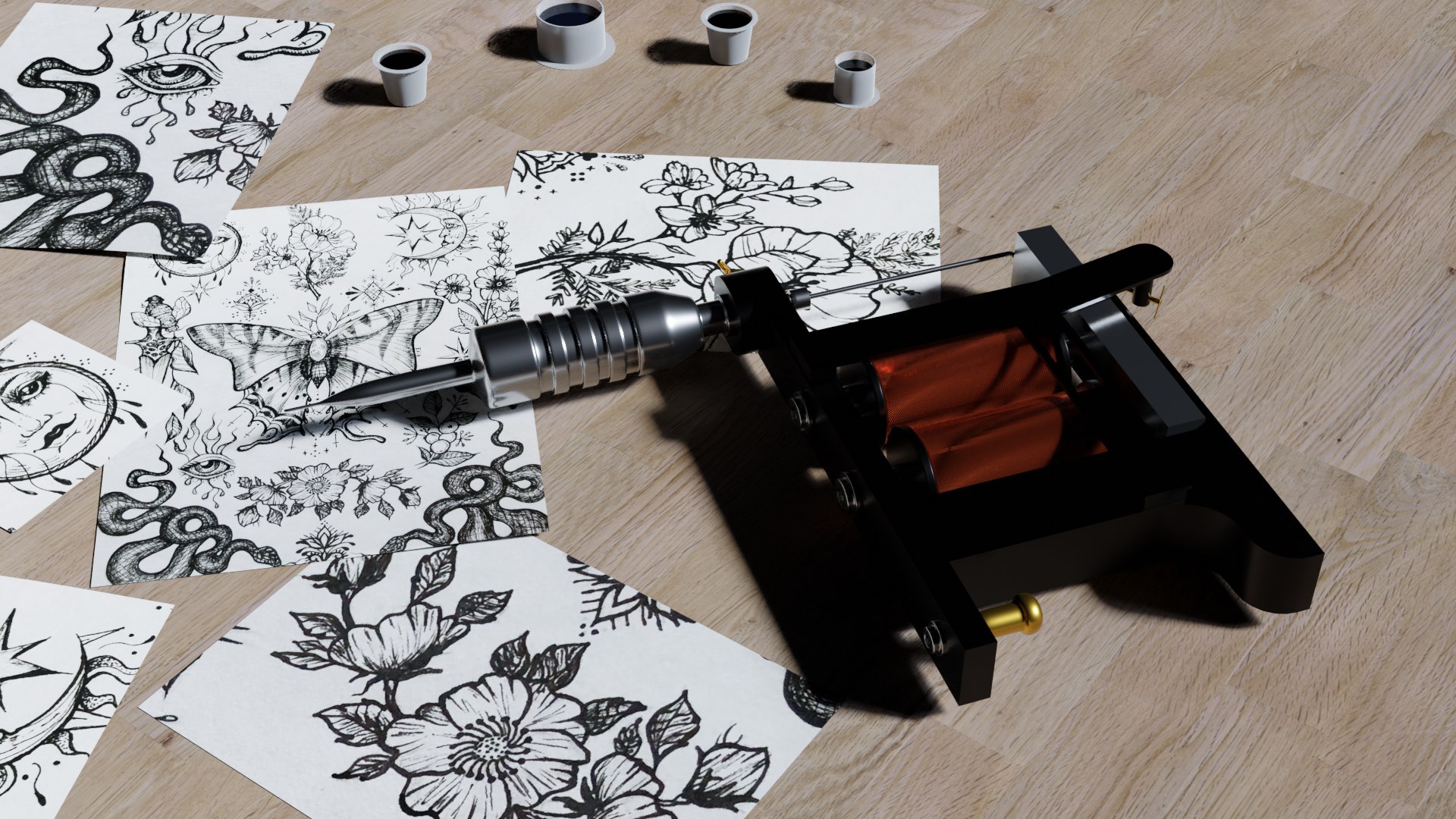 Tattoo 3D Model - TurboSquid 1673121