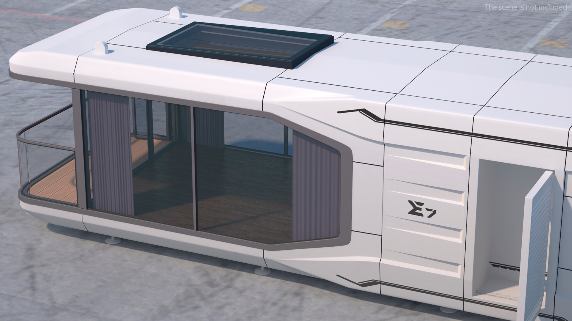 3D Modern Capsule House E7 - TurboSquid 2279850