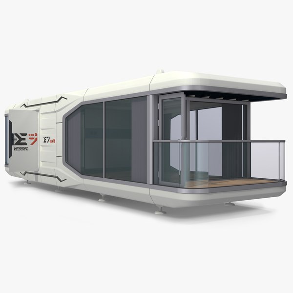 modelo 3d Casa cápsula moderna E7 - TurboSquid 2279850