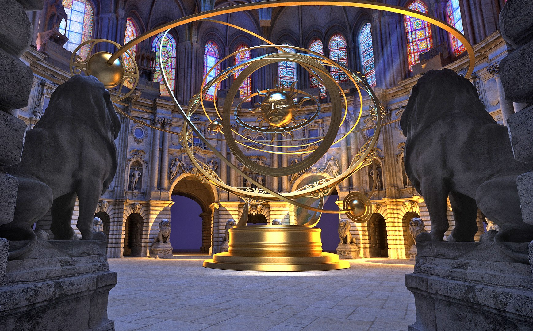 Planetarium Scan 3D Model - TurboSquid 1650557