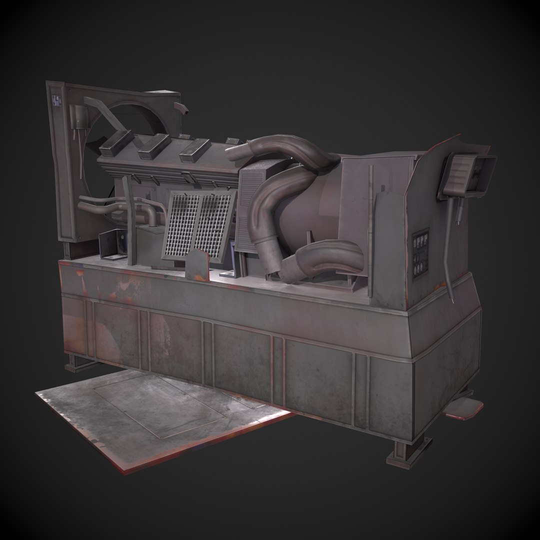 Broken Generator 3D model - TurboSquid 1946832