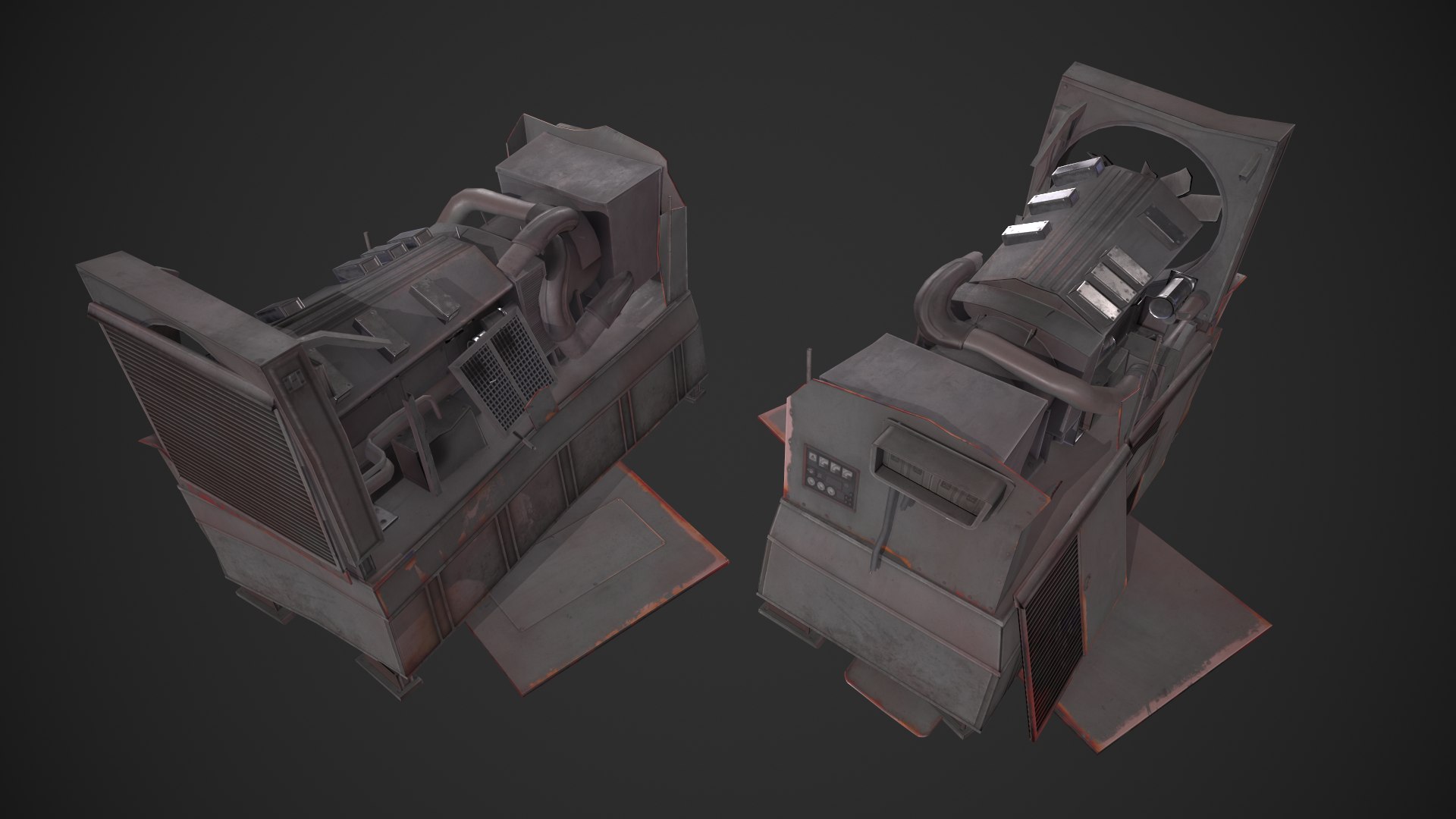 Broken Generator 3D model - TurboSquid 1946832