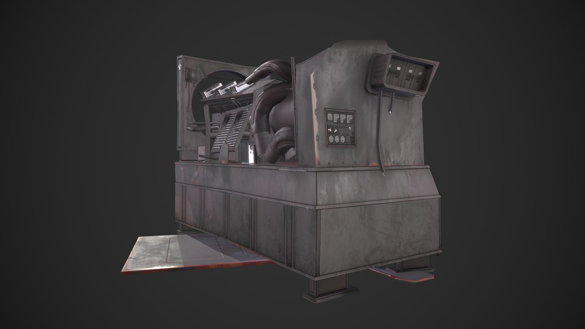 Broken Generator 3D model - TurboSquid 1946832