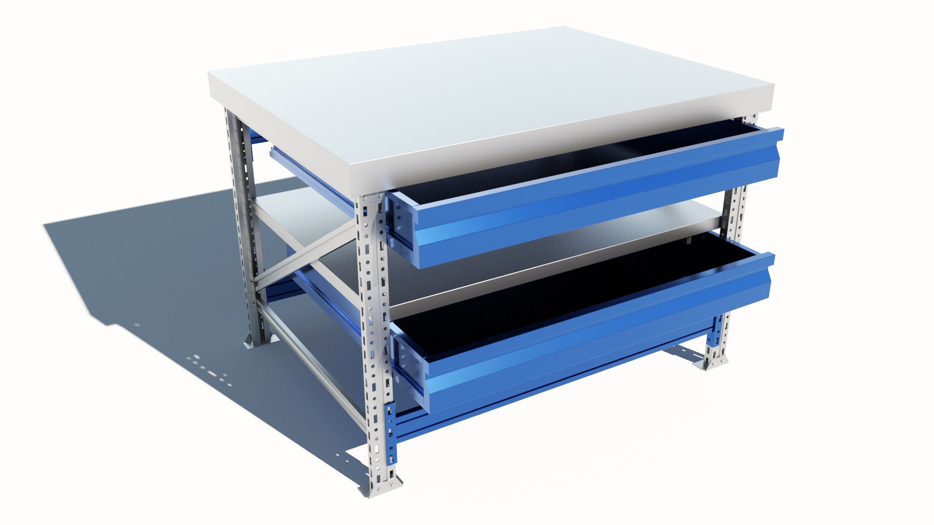 3D Industrial Table Model - TurboSquid 1534193