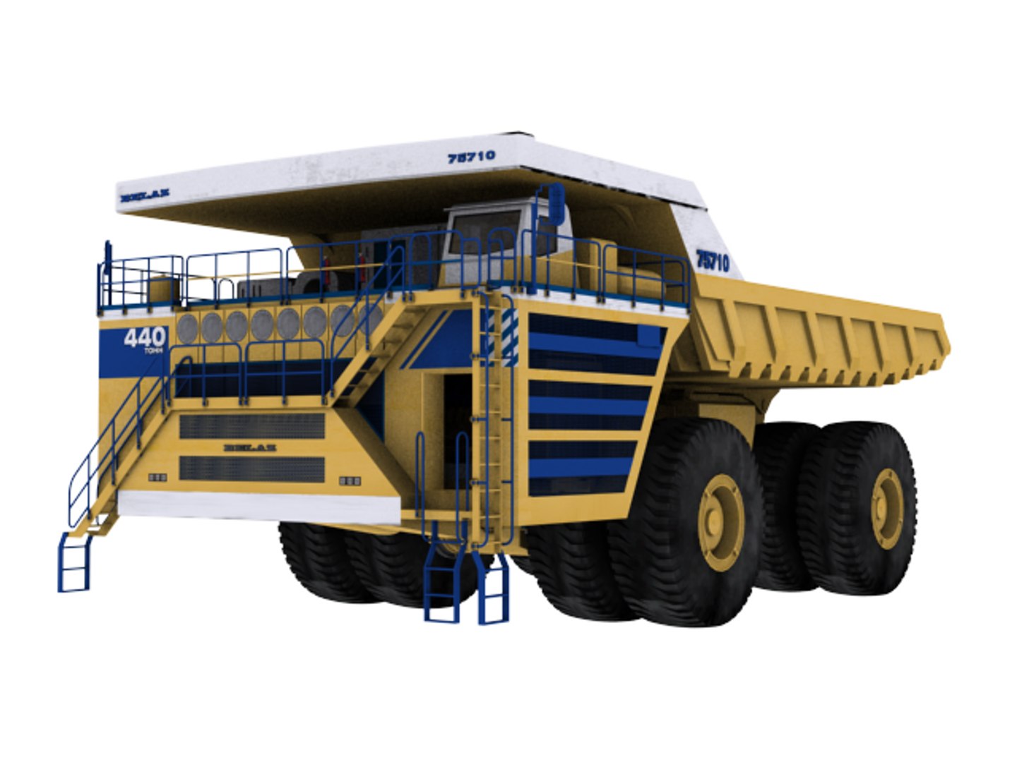 3d Model Belaz 75710
