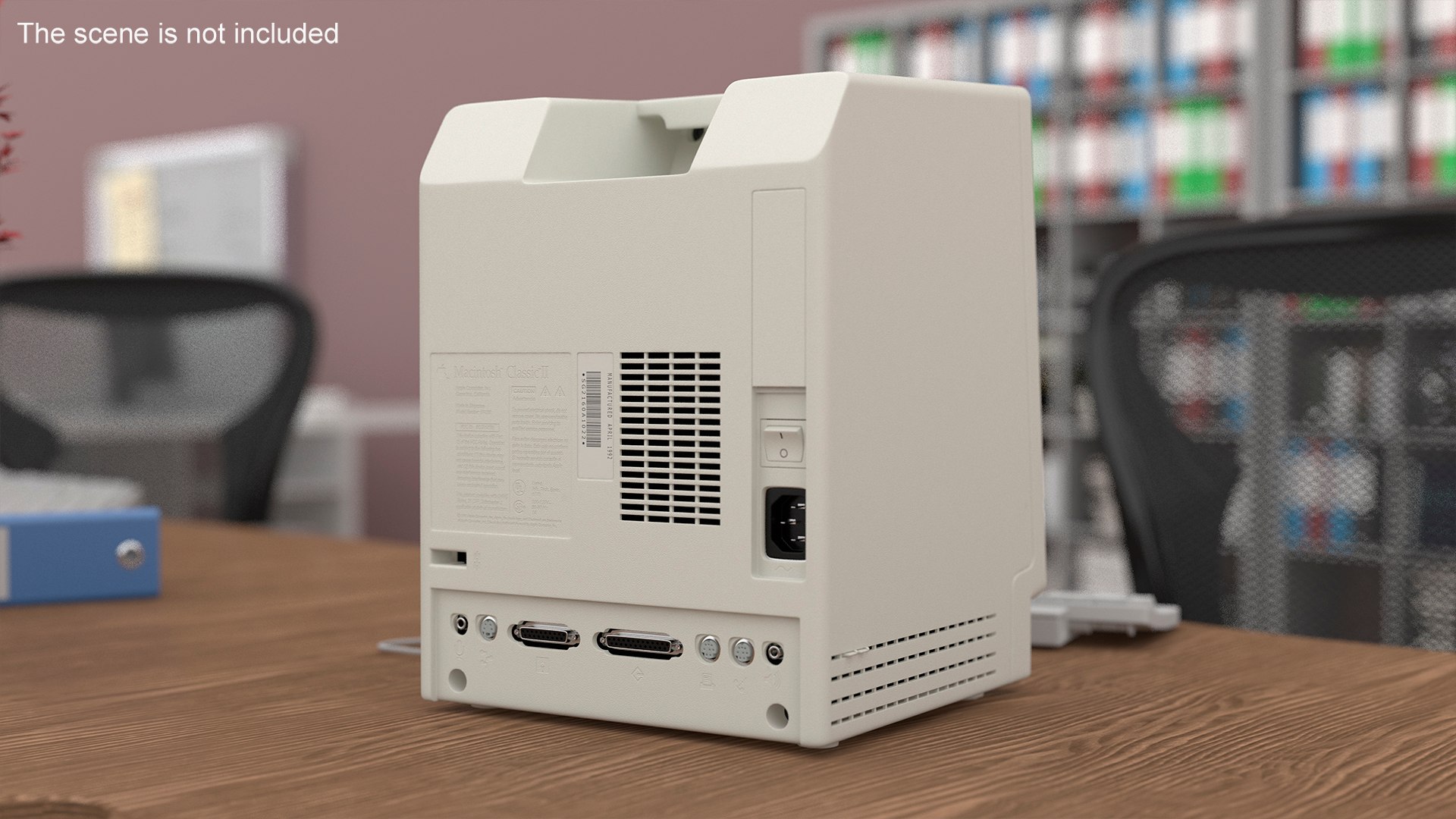 3D Model Vintage Apple Macintosh Classic II Computer - TurboSquid 2211426