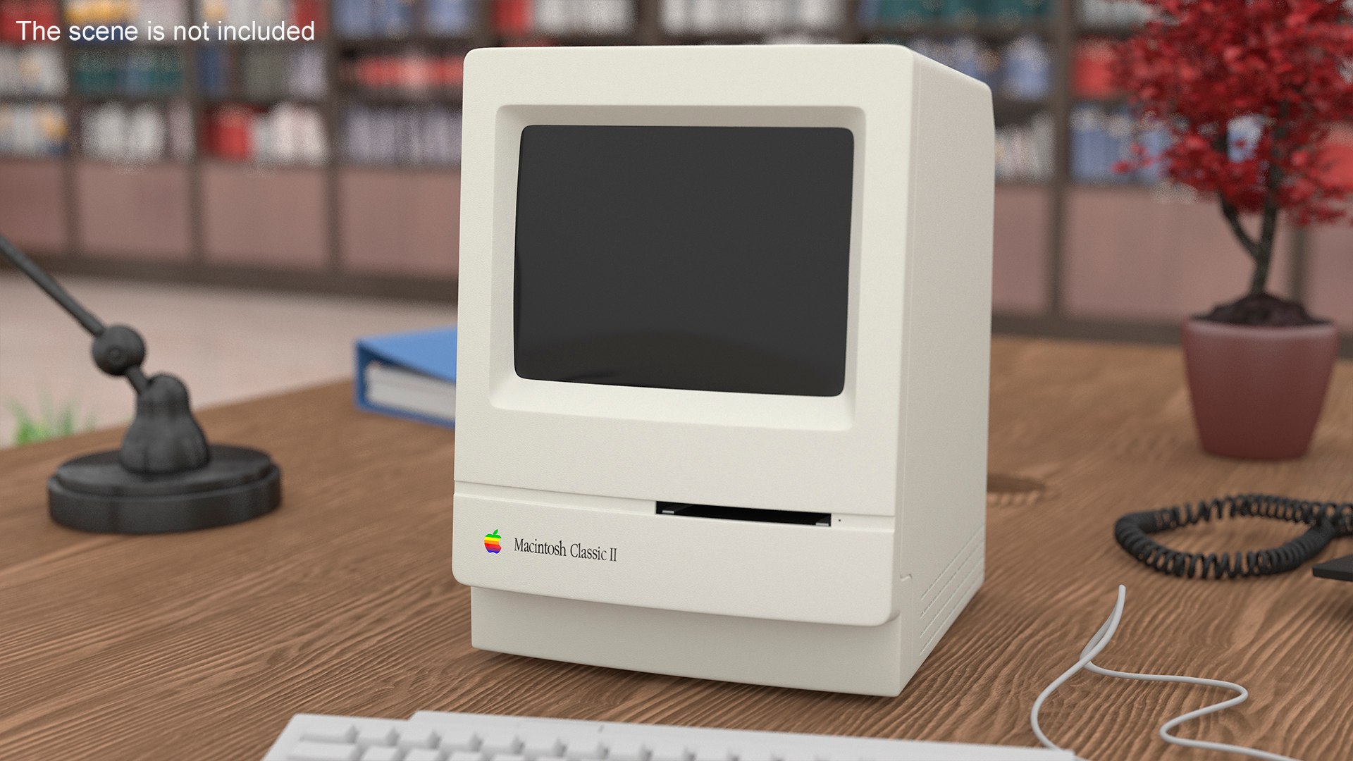 3D Model Vintage Apple Macintosh Classic II Computer - TurboSquid 2211426