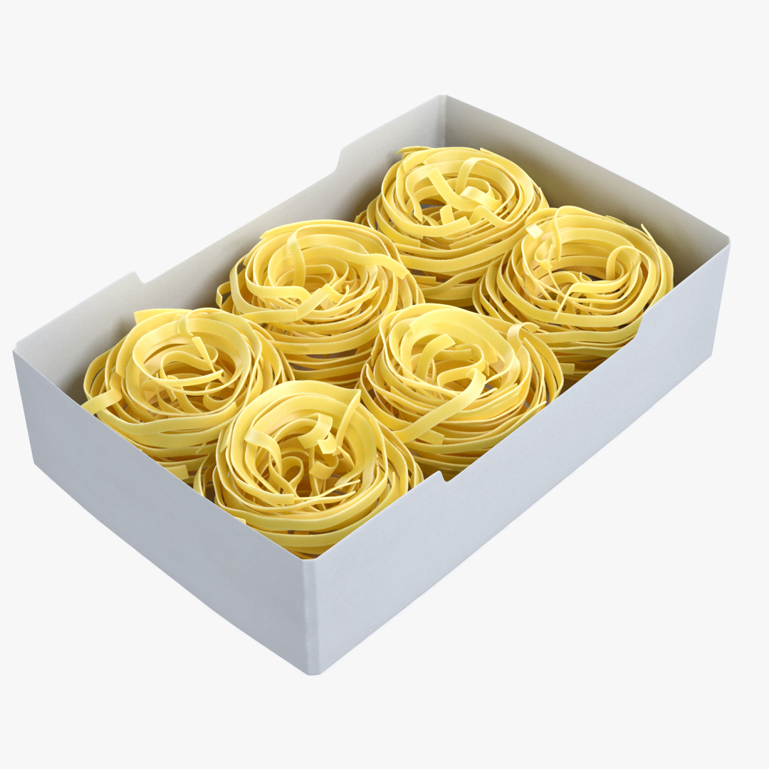 3D Pasta Nests Set Model - TurboSquid 1366961