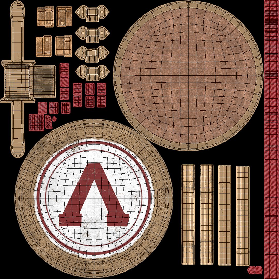 Aspis Shield Ancient Greek 3D - TurboSquid 1608183